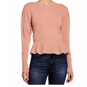 Frame Denim | Sweaters | Frame Cashmere Peplum Sweater | Poshmark